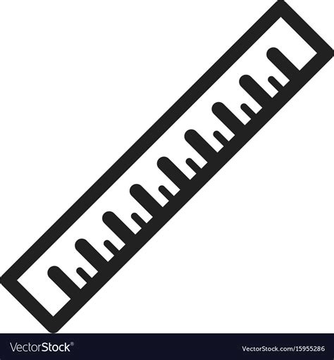 Ruler Royalty Free Vector Image Vectorstock