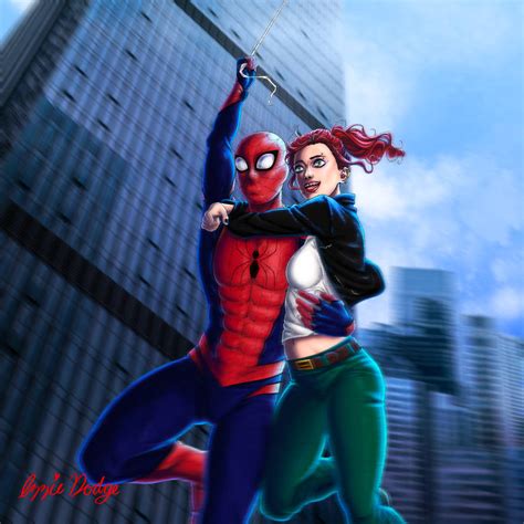 Spiderman And Mj By Tobincandraw On Deviantart