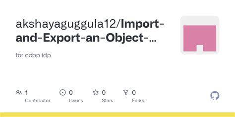 Github Akshayaguggula12import And Export An Object Using Common Js