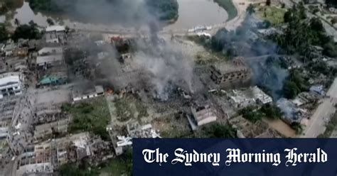Video Fireworks Warehouse Explosion Kills Nearly A Dozen People