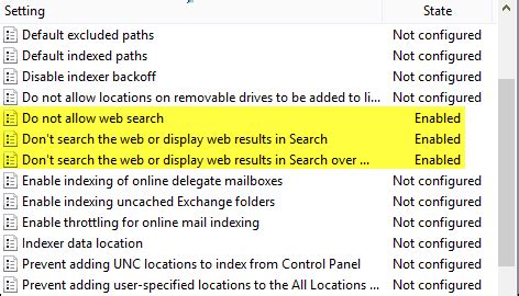How To Disable Web Results In Windows Search