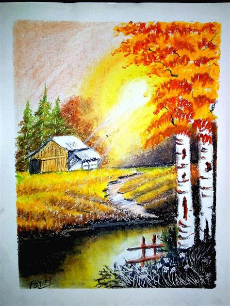 Spring Season Drawing For Class 2