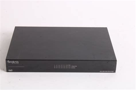 Araknis Networks An 210 Sw R 8 Poe Websmart Gigabit 8 Port Switch Ntc