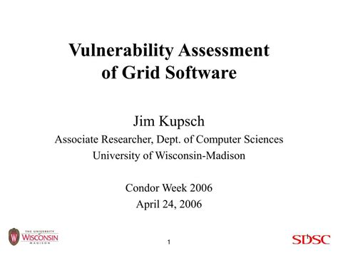 Ppt Vulnerability Assessment Of Grid Software Powerpoint Presentation