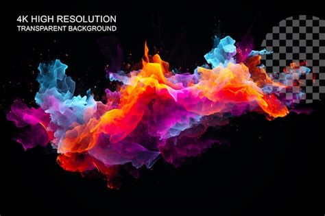 Premium PSD Abstract Generative Particle System On Transparent Background