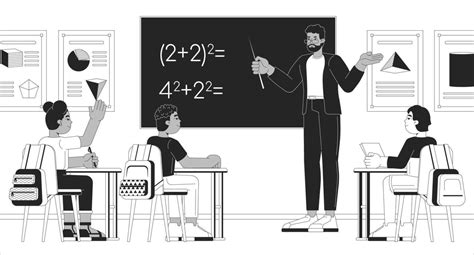Classroom Black And White Vector Art Icons And Graphics For Free Download