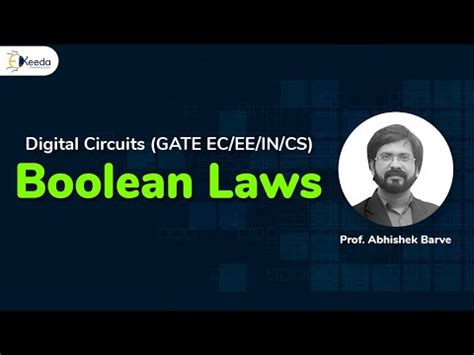 Introduction To Boolean Laws In GATE Digital Circuits Logic Video Lecture Digital Logic Video