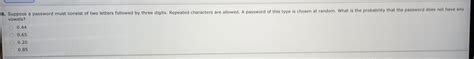 Answered Suppose A Password Must Consist Of Two Letters Followed By Kunduz