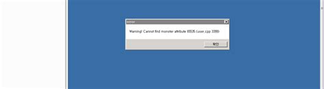 Help Warning Cannot Find Monster Attributes 65535 User Cpp 3399