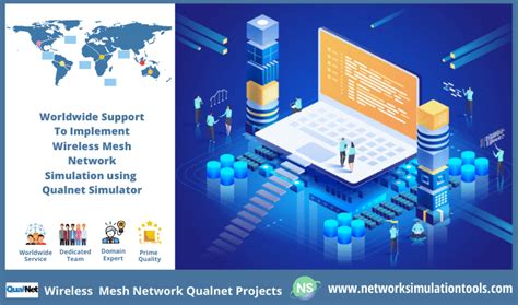 Wireless Mesh Network Using Qualnet Simulator Projects Network