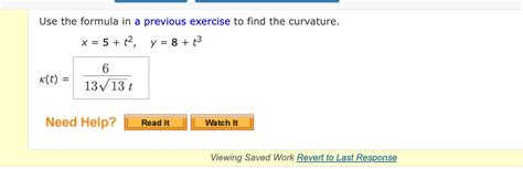 Solved Use The Formula In A Previous Exercise To Find The