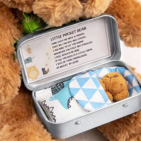 갓샵 틴케이스 곰돌이 곰 키링 인형 선물 4종 미니 소형 베어 꾸미기 친구 시험 응원 합격 기원 굿즈 특별한 작은 애착 템