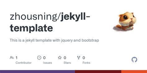 GitHub Zhousning Jekyll Template This Is A Jekyll Template With Jquery And Bootstrap