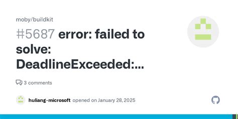 Error Failed To Solve Deadlineexceeded Context Deadline Exceeded