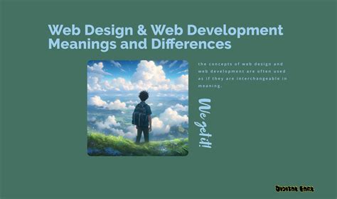 Web Design And Web Development Meanings And Differences