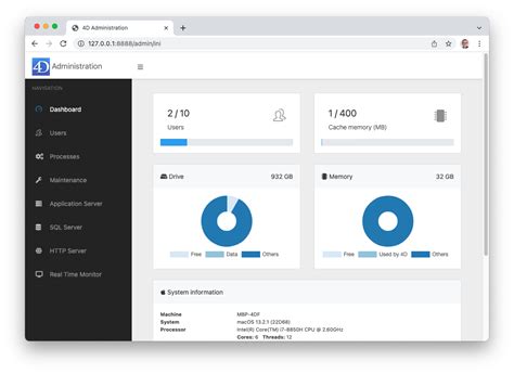 Integrate Your Own Administration Window For 4d Server 4d Blog