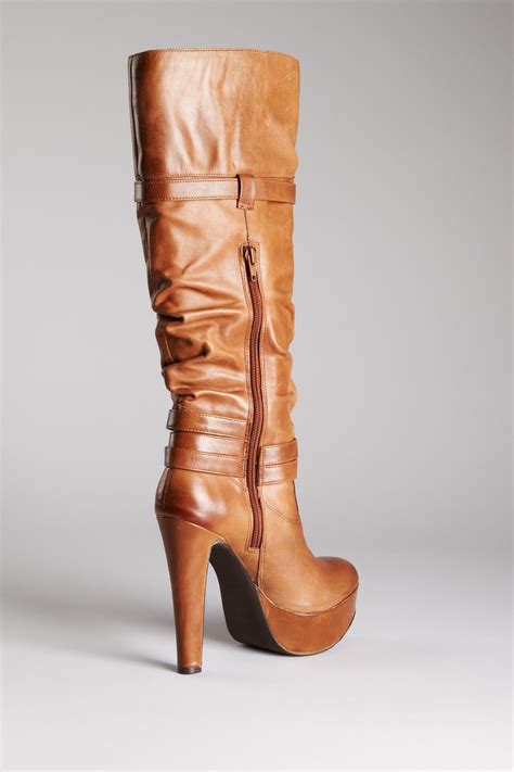 Brown High Heel Boots