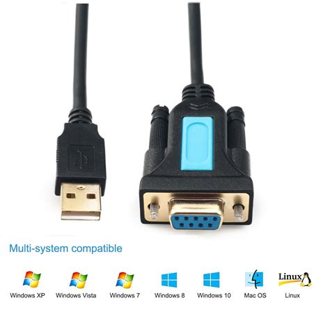 Usb To Rs232 Serial Cable Female Port Switch Usb T Vicedeal
