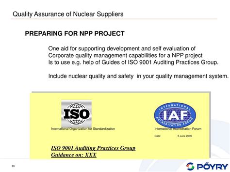 Ppt Quality Assurance Of Nuclear Suppliers Powerpoint Presentation Free Download Id 526664