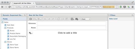embedding ad hoc with api jaspersoft community