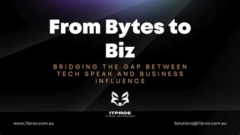 itpros vic pty ltd on linkedin technologytranslation businessimpact influence strategicgrowth…