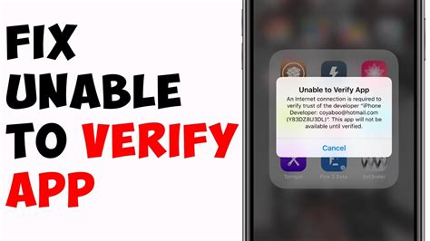 How To Fix Unable To Verify App IOS 17 YouTube