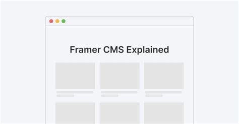 Intro To The Framer Cms Clickssupply