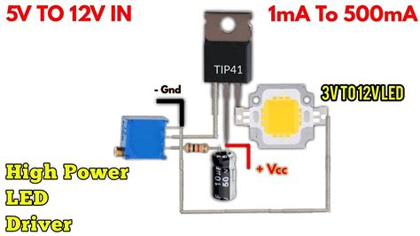 High Power Led Driver Cob Led Driver 1v To 12v Constant Current Led Drivers Led Power Led