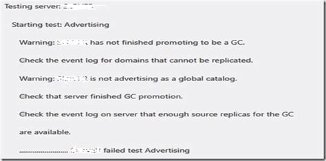 Blog Da Dac Corrigindo O Erro Server Has Not Finished Promoting To Be A Gc