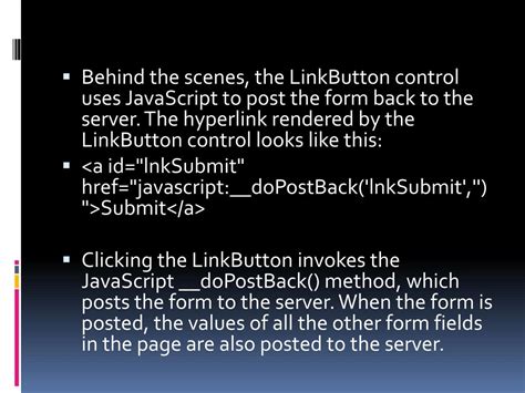 Ppt Linkbutton Powerpoint Presentation Free Download Id1997142