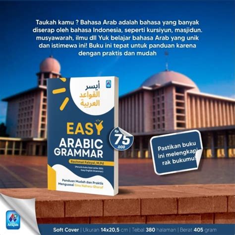 Jual Easy English And Arabic Grammar Buku Mudah Belajar Menguasai Bahasa Inggris Dan Arab