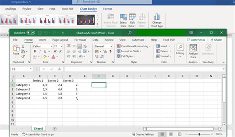 Ms Office Making A Chart From Table In Ms Word Stack Overflow
