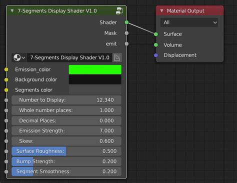 Automated 7 Segment Display Shader For Cycles And Eevee Superhive Formerly Blender Market