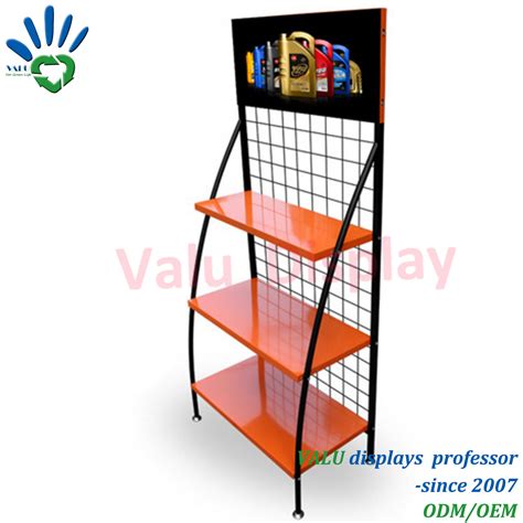 Lube Oil Display Rack Metal Lubricant Rack Stand For 4s Shop China
