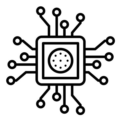 Data Processor Line Icon 14763136 Vector Art At Vecteezy