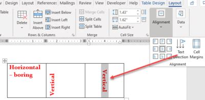 Four More Vertical Formatting Tricks In Word Office Watch