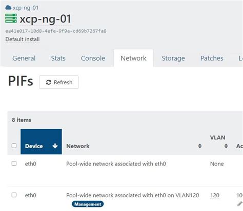 Create Bond For Management Xcp Ng And Xo Forum