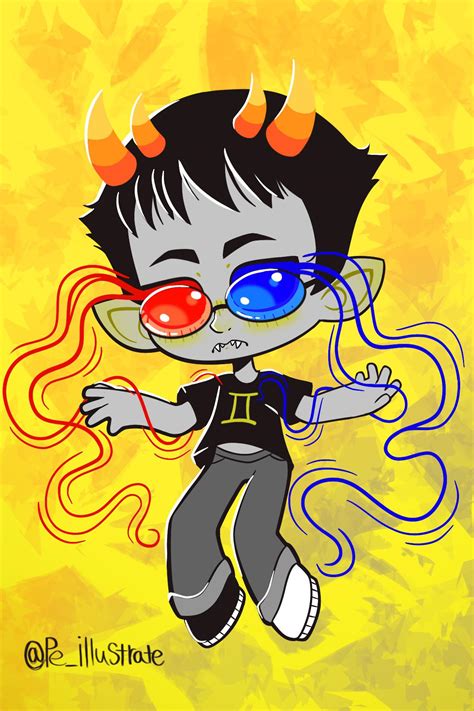 Chibi Sollux Captor Fanart R Homestuck
