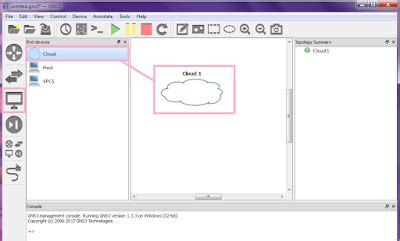 Menggunakan Cloud Sebagai Internet Di GNS3 Tavav S Blog