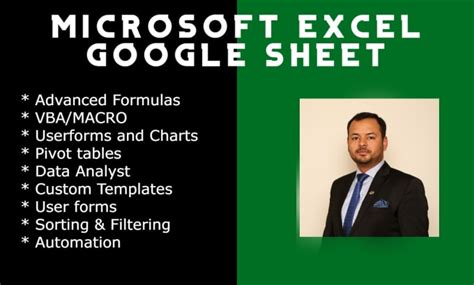 Create Excel Spreadsheet Google Sheet Macros Vba By Mjunaidk Fiverr