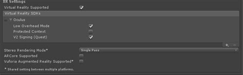 Android Unity And Oculus Quest Lightweight Render Pipeline Lwrp Distorts Right Eye Stack