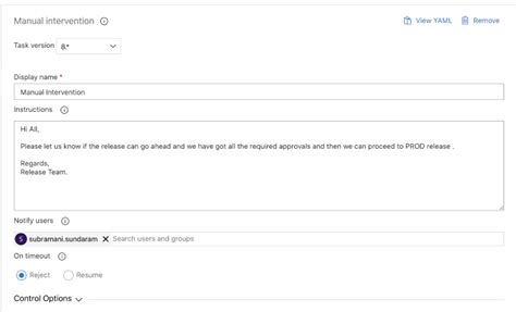 Azure DevOps Release Pipeline Manual Intervention Flexmind