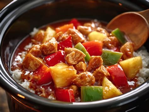 Crockpot Sweet And Sour Chicken