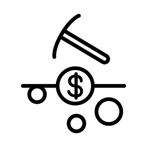 Cryptocurrency Mining Icon 47359174 Vector Art At Vecteezy
