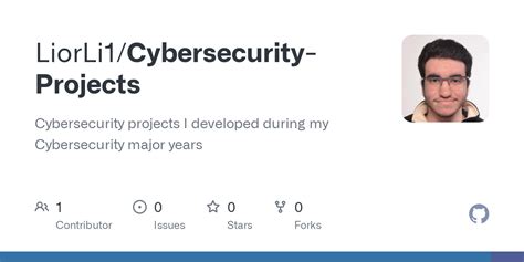 Github Liorli1 Cybersecurity Projects Cybersecurity Projects I Developed During My