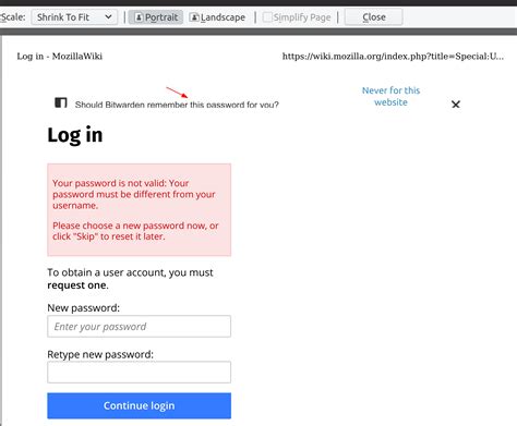 Printouts Include The Should Bitwarden Remember This Password For You Prompt · Issue 1034