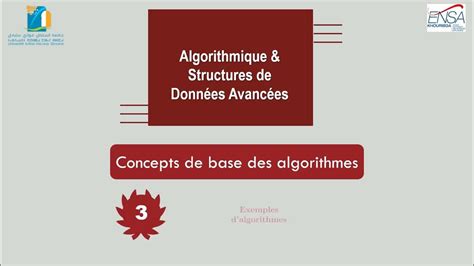 3 Exemples Dalgorithmes Ch 1 Concepts De Base Des Algorithmes