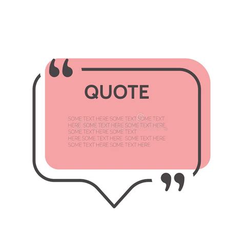 Quote Frame Border Colorful Vector Stock Vector Illustration Of Color Sticker