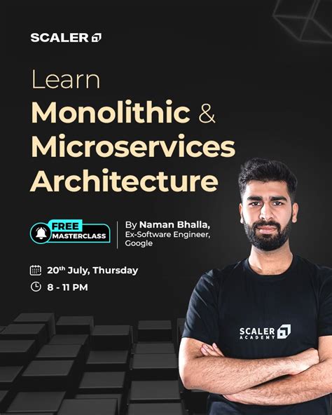 Scaler On Linkedin Monolithic And Microservices Architecture Scaler On Linkedin Monolithic And Microservices Architecture
