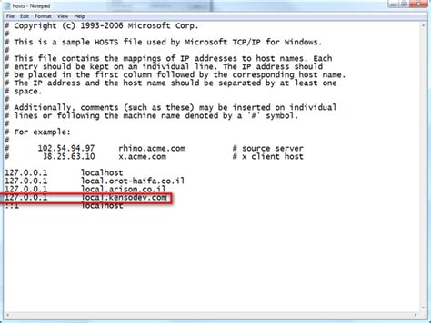 add new website iis 7 vista avi zurel kensodev
